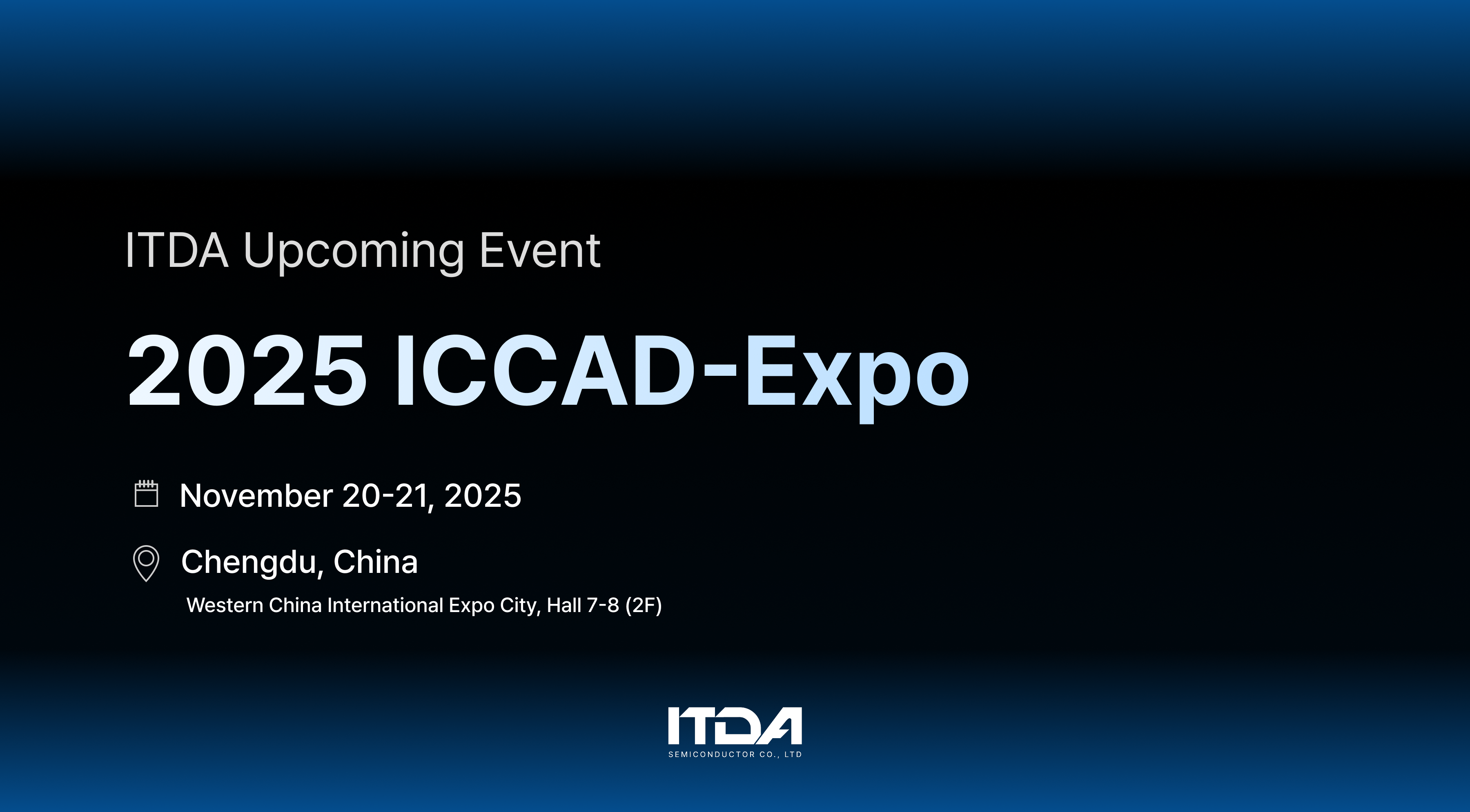 Notice for ICCAD 2025 - ITDA Semiconductor
